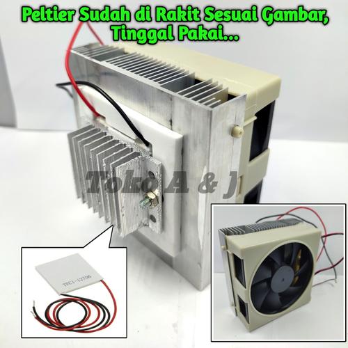 Jual Peltier set untuk cooler aquarium, kulkas mini, cooler box, dll ...