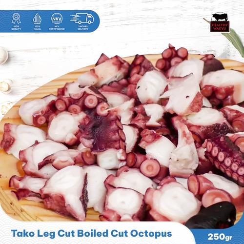 Jual Tako Leg Cut Boiled Cut Octopus Kaki Gurita Potong 250 Gram ...