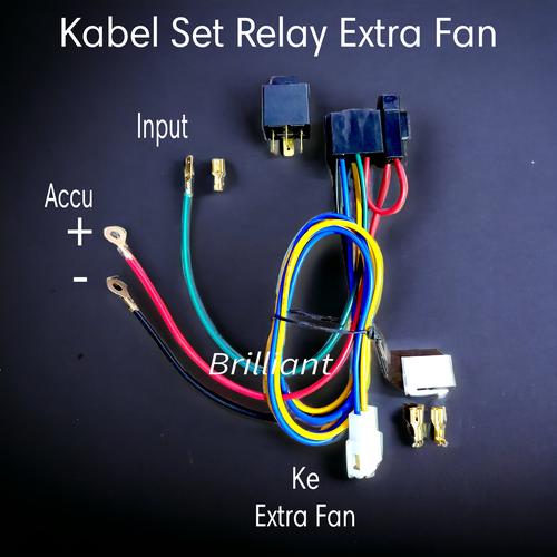Jual Kabel Set Relay - For Extra Fan / Kipas Radiator Tambahan - Bosch ...