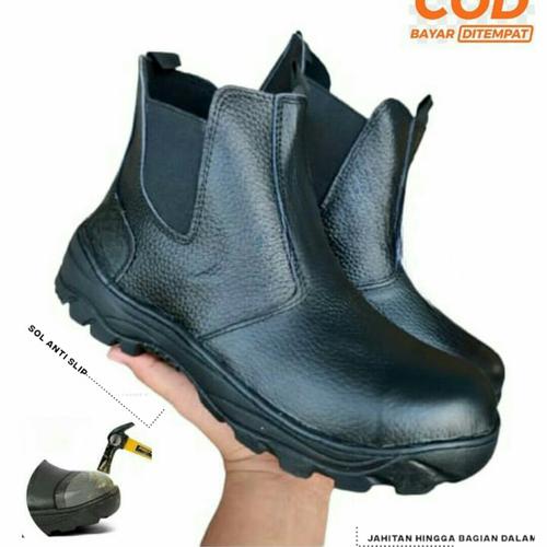 Jual Sepatu Safety Proyek Ujung Besi - Septy Shoes Boot - Septi Kerja ...