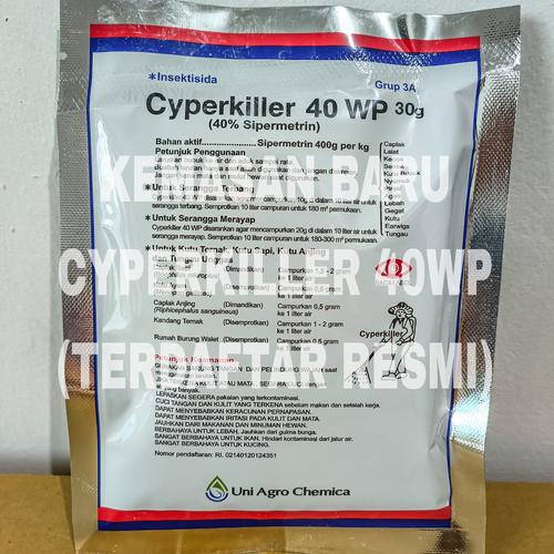 Jual Cyperkiller 25WP Obat pembasmi hama, kutu, serangga. Made in Korea ...