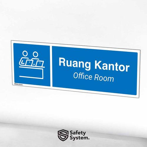 Jual Stiker tanda petunjuk plakat area ruang kantor office room - S ...