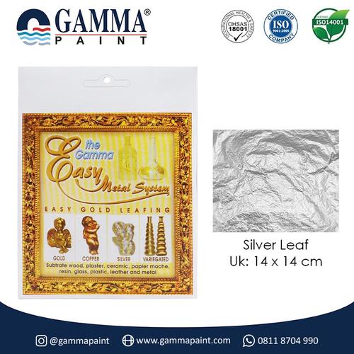 Jual Imitation SILVER LEAF - Silver Foil Gliding Sheet Kertas Sepuh ...