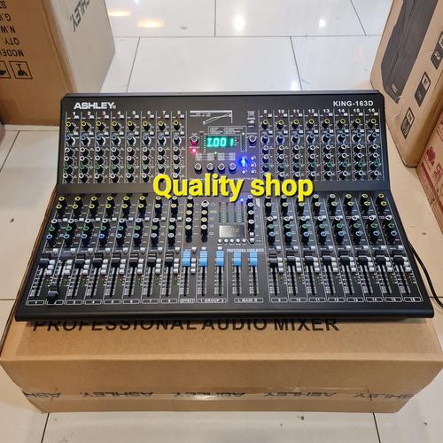 Jual Mixer 16 channel 2group Ashley king 163D King163D Garansi resmi ...