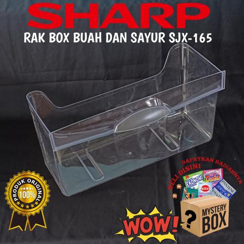 Jual RAK BOX BUAH DAN SAYUR KULKAS SHARP 1 PINTU TYPE SJ-X 165 ORIGINAL ...