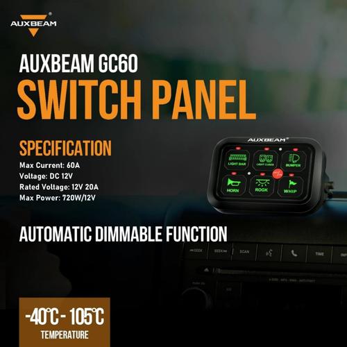 Jual AUXBEAM Control Panel Untuk Toyota, Land Rover, Ford, Jeep, Mazda ...