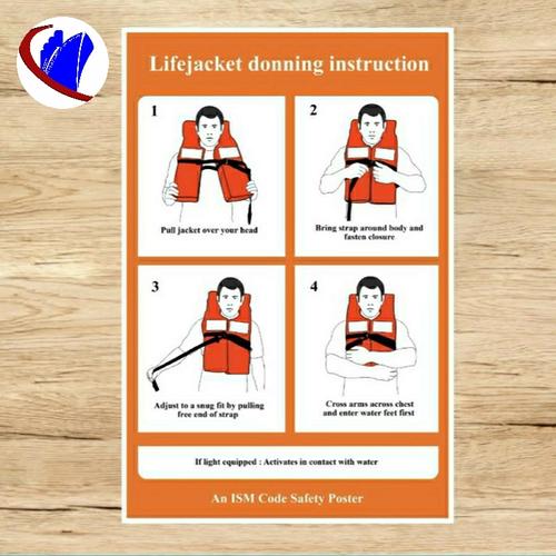 Jual Safety Poster Lifejacket Donning Instructions Impa 331586 - Kab. Bekasi - Berkat Anugrah ...