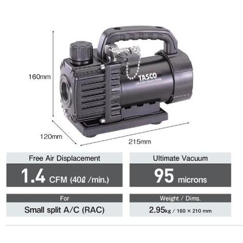 Jual TASCO VACUUM PUMP POMPA VAKUM AC TA-150SV-EXP vakum pump AC mini ...