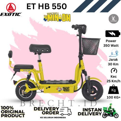 Jual Sepeda Listrik Skuter E Scooter Exotic HB 550 Minion New Model ...