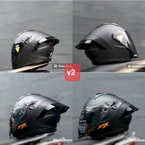 Jual HELM JPX NOVA X HITAM DOP PAKET GANTENG SPOILER DOBLE VISOR ORIGINAL - NOVA X HITAMDOP, XL ...