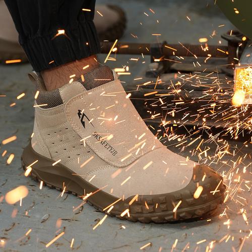 Jual Sepatu Safety Boots Pria Touring Olahraga Ujung Besi 32 - Abu-abu ...