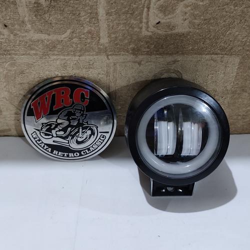 Jual Lampu Tembak Sorot Cree LED Bulat Putih Angel Eyes Biru - Kab ...