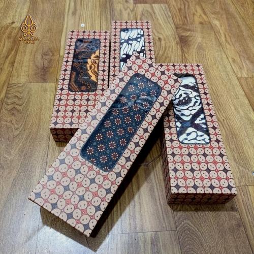Jual Dus box kain batik persegi panjang cocok untuk kado atau souvenir ...