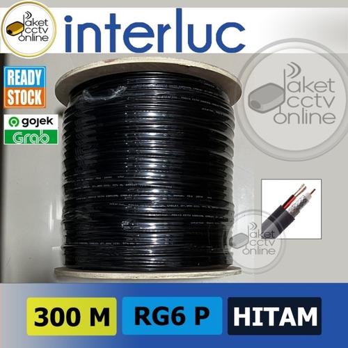 Jual KABEL CCTV INTERLUC RG6 POWER HITAM 300M OUTDOOR HITAM - Jakarta ...