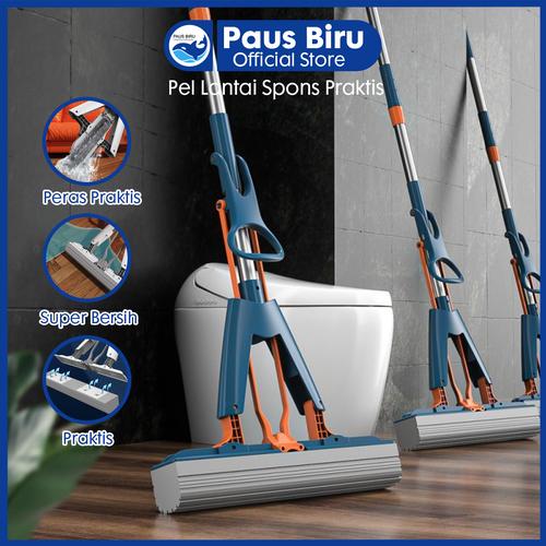 Jual Cotton Rubber Mop Pel Spons Praktis Siap Pakai Mops - Hitam - Kab ...