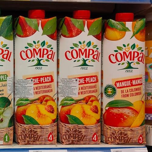 Jual compal peach juice 1 liter - juice - jus - minuman - buah - siap ...