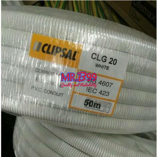 Jual Clipsal Flexible uPVC Conduit 20mm Putih - Kab. Bekasi ...