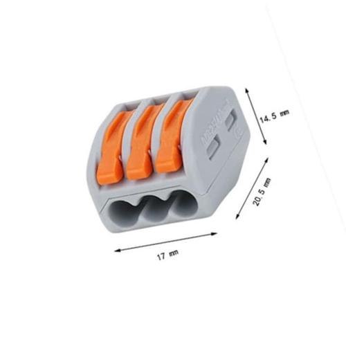 Jual HK Connector Konektor Kabel 3 Pin 3p PCT 213 TAB mod Terminal WAGO ...