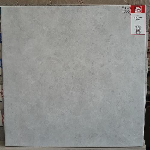 Jual Keramik Lantai Asia Tile FONTANA Series 50x50 cm kw 1 - Grey ...
