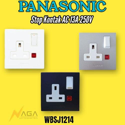 Jual Panasonic Style-e Stop Kontak AC 13A, 250V, WBSJ1214 - White ...