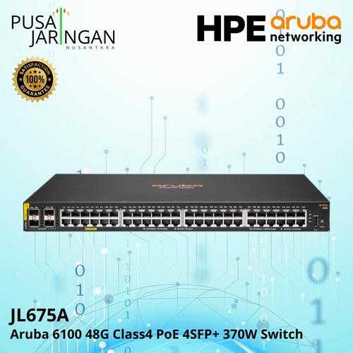 Jual HPE Aruba CX 6100 (JL675A) 48G Class4 PoE 4SFP+ 370W Switch - Jakarta Pusat - Pusat ...