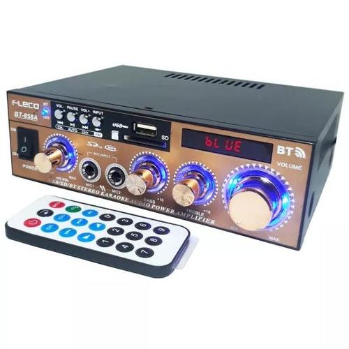 Jual Power Amplifier Fleco 858A Ampli Mini Bluetooth Stereo Karaoke ...