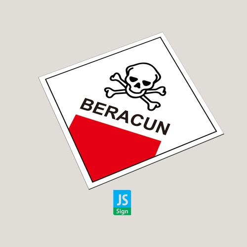 Jual STIKER SIMBOL LIMBAH B3 - BERACUN - S(10x10cm) - Kab. Malang - JS ...