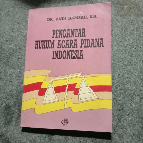 Jual pengantar hukum acara pidana Indonesia oleh Andi Hamzah - Kab. Bantul - Finco Books Store ...