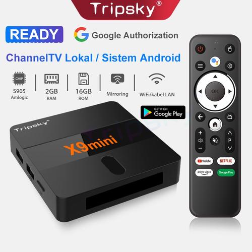 Promo Android Tv Box X9mini Amlogic S905W 2G ROM+16G RAM Android 9.0 ...