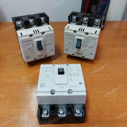 Jual NFB MCCB Breaker NF30CS 10A / 15A / 20A / 30A Mitsubishi ORIGINAL ...