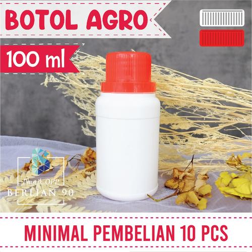 Promo Botol Agro 100 ml Botol Plastik Hdpe Agro Botol Obat Khusus Gojek ...
