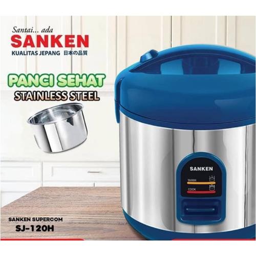 Jual SANKEN Rice Cooker 1 Liter Panci Stainless / Magic Com SJ 120H ...