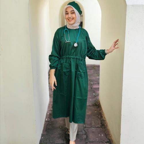 Jual Surgical Gown Medis APD Baju Jubah Operasi Model Kerut Bahan ...