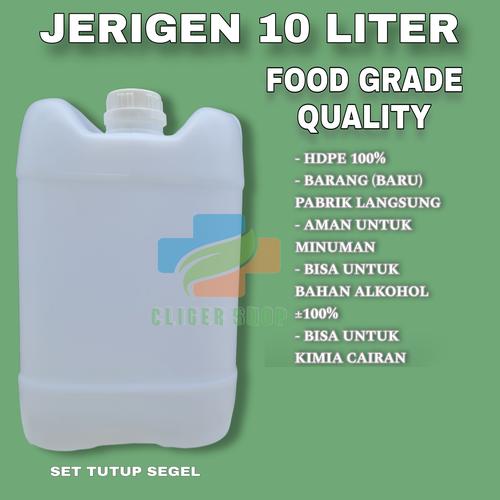 Jual JERIGEN 10 LITER BARU / JERIGEN FOOD GRADE 10 LITER / JERIGEN 10 LITER - Jakarta Utara ...