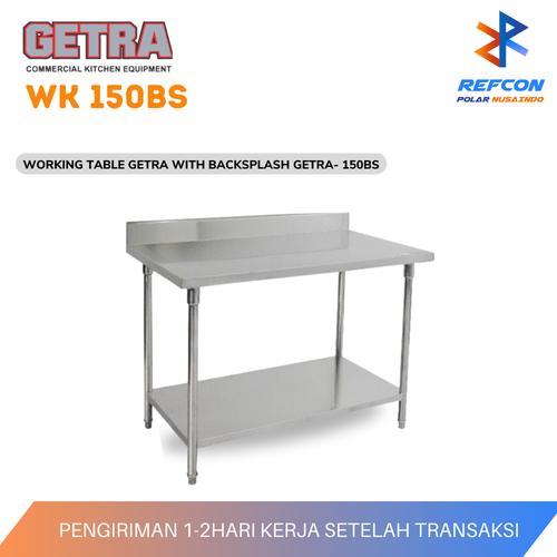 Promo Getra Working Table WK 150BS / WK 150 BS Stainless Steel with ...