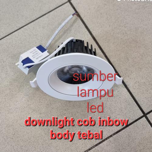 Jual downlight led 4000k natural white 20watt 20w 20 watt tanam plafon ...