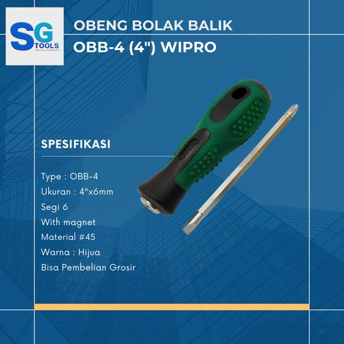 Jual Obeng Bolak Balik Handle TPR OBB-4 (4") Wipro - Kota Denpasar - SG ...