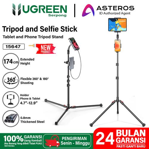 Jual UGREEN Tripod Tablet HP iPad Dual Phone Holder Rotary 360 ...