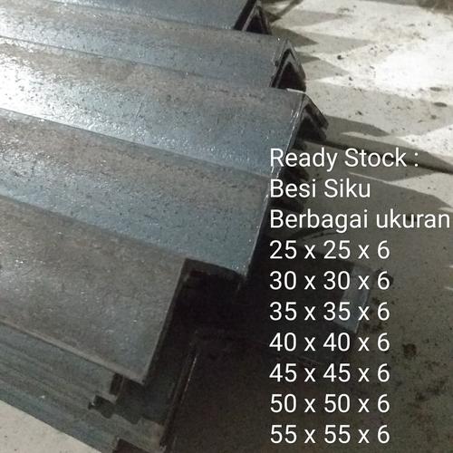 Jual SIKU 40 X 40 X 6 STD Variant , Besi Siku, Angle Bar, Besi L 4 x 4 ...