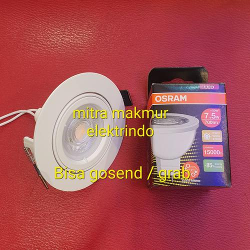 Jual downlight led osram 7.5w 2700k / spotlight osram led 7.5watt 2700k ...