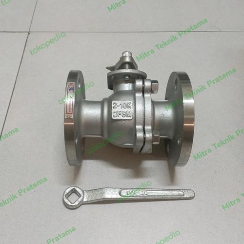 Jual Ball Valve Stainless 316 Flange JIS 10K 4" inch DN100 CF8M - Jakarta Barat - Mitra Teknik ...