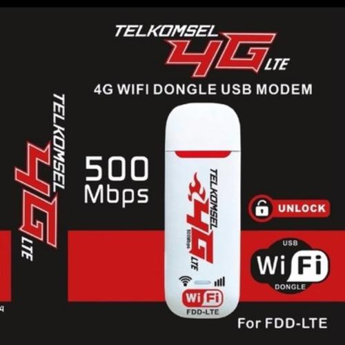 Jual Modem 4G LTE Telkomsel 500 Mbps Unlock All GSM (Bisa Wifi ...