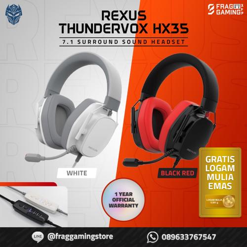 Jual Rexus HX35 Headset Gaming Thundervox HX-35 RexusHX35 - Hitam ...