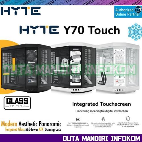 Jual HYTE Y70 Touch - Modern Aesthetic Mid tower Gaming Case - Black ...