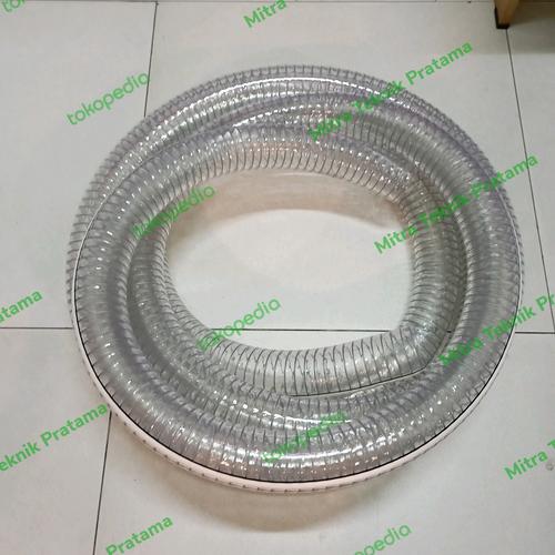 Jual Spring Hose Selang Kawat Selang Minyak Bening Transparan 1/2 ...