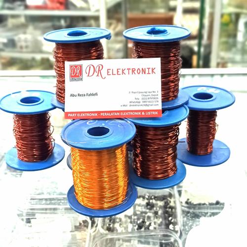 Jual ROLL - 1/2kg Kawat Tembaga 0.80mm Email Enamel Wire Gulung Dinamo ...