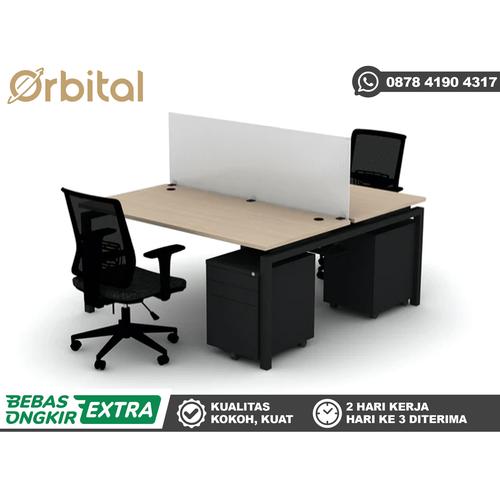Jual Workstation - Meja Kerja Kantor - Orbital - Meja staff 2 Orang ...