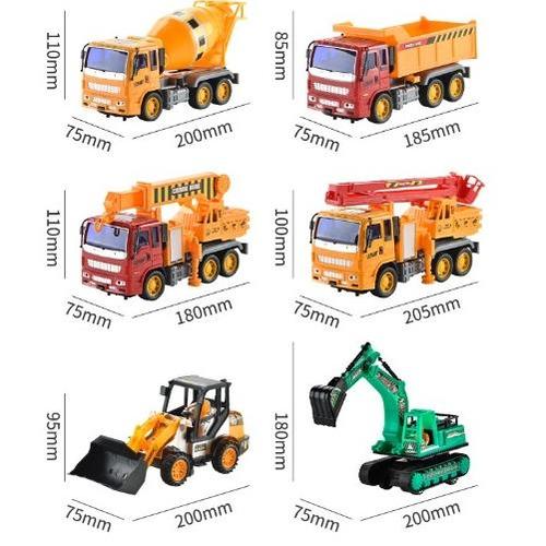 Jual Mainan Diecast Mobil Set 6 Pcs Super Lengkap Truk Truck Mixer ...