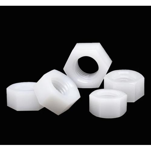 Jual M6 White Nylon Nut Hex Screw Fastener Female Mur Mor Putih kunci ...