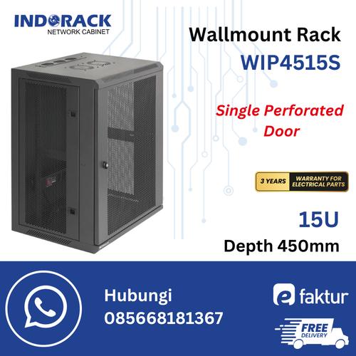 Jual INDORACK WIP4515S Rack Server 15U Depth 450mm Perforated Door ...